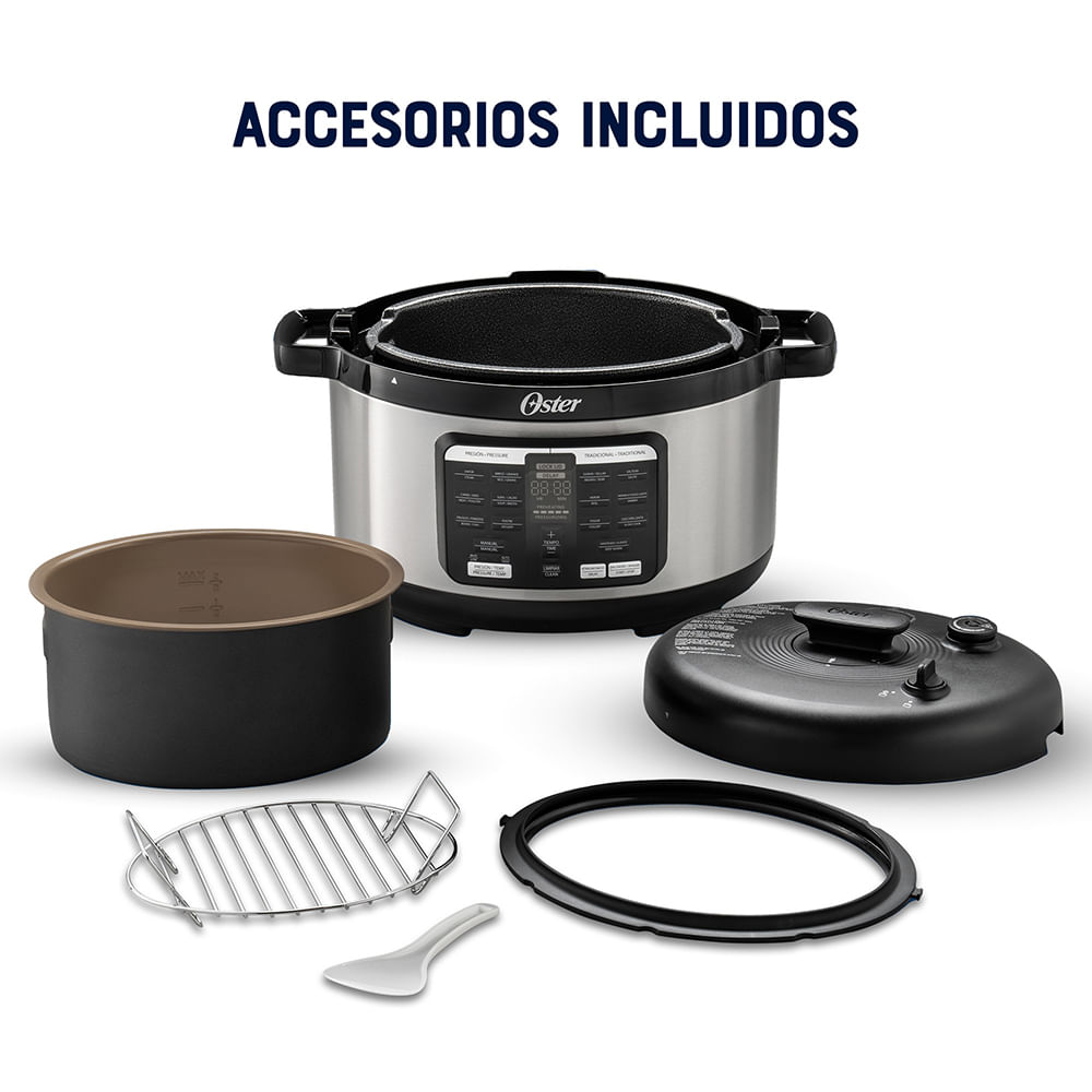 Multi-olla rápida ovalada de 5.7L con 15 funciones CKSTPCECOV57 - Oster